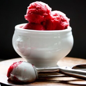 Blood Orange Sorbet | Feasting At Home