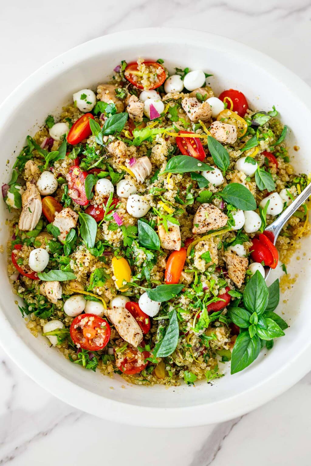 Quinoa Chicken Salad | Feasting at Home