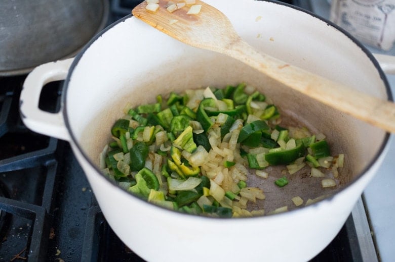 Peruvian Seafood Stew with Cilantro Broth | Feasting At Home