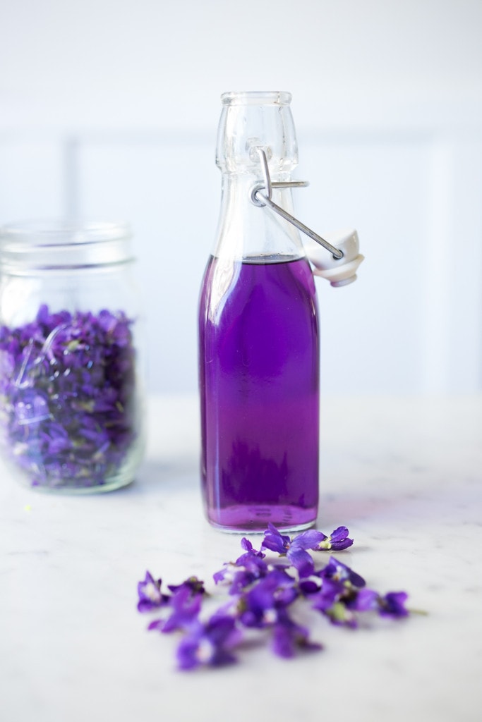 Violet Simple Syrup | Feasting At Home