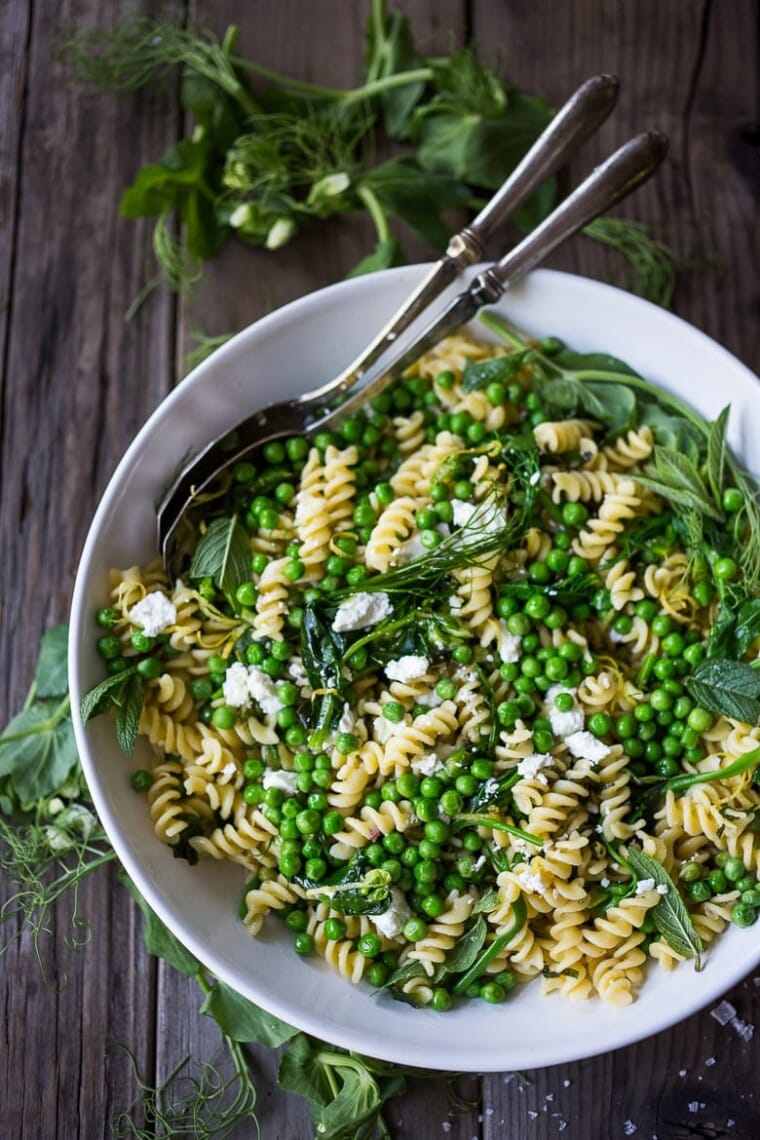 Spring Pea Pasta Salad | Feasting At Home
