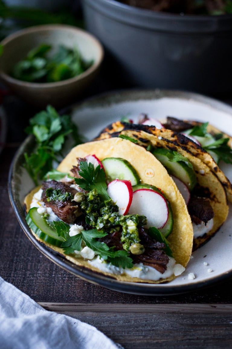 Greek Lamb Tacos