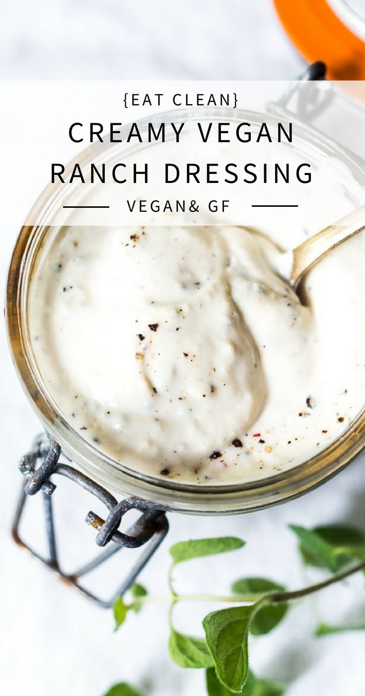 Vegan Ranch Dressing Recipe Recipe | Feasting At Home