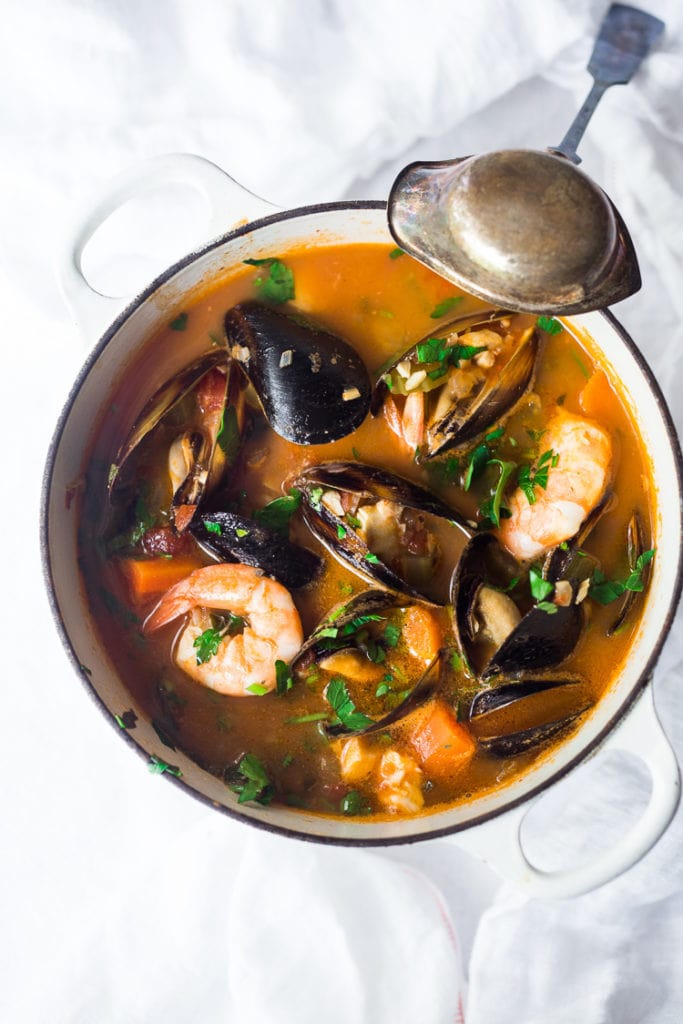 Italian Seafood Stew (Cioppino) | Feasting At Home