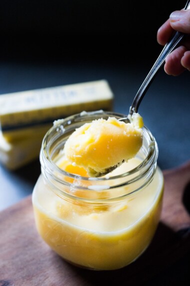 Homemade Ghee Recipe (Step-by-Step) | Feasting At Home