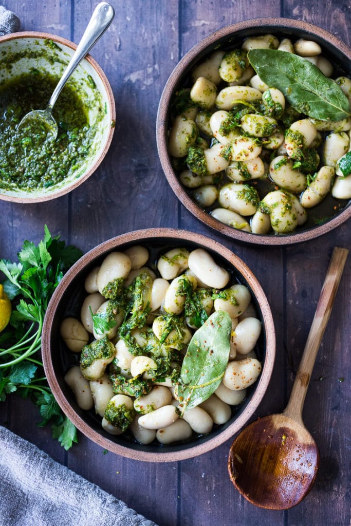 Lemony Corona Beans (Gigante Beans) | Feasting At Home