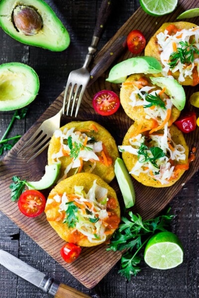 Easy Pupusas with Curtido - Feasting At Home