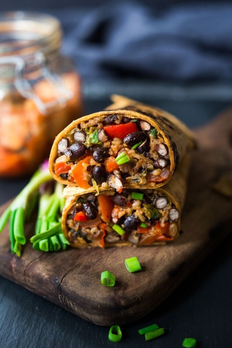 Kimchi Burritos | Feasting At Home