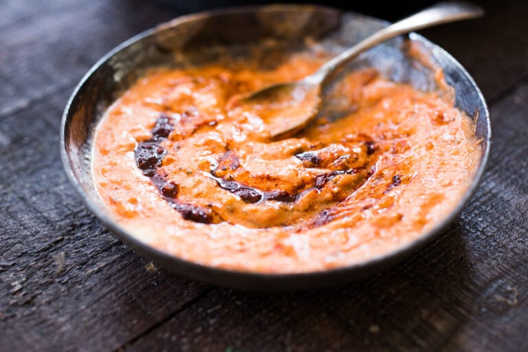 Moroccan Eggs with Harissa Yogurt | Feasting At Home