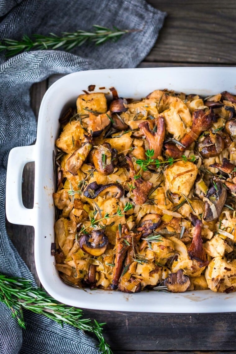 Mushroom Stuffing | Feasting At Home