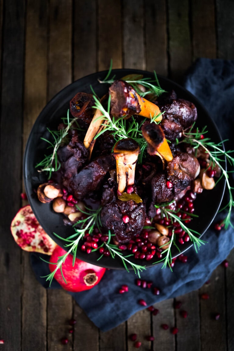 Moroccan Braised Lamb Shank Recipe | Feasting At Home