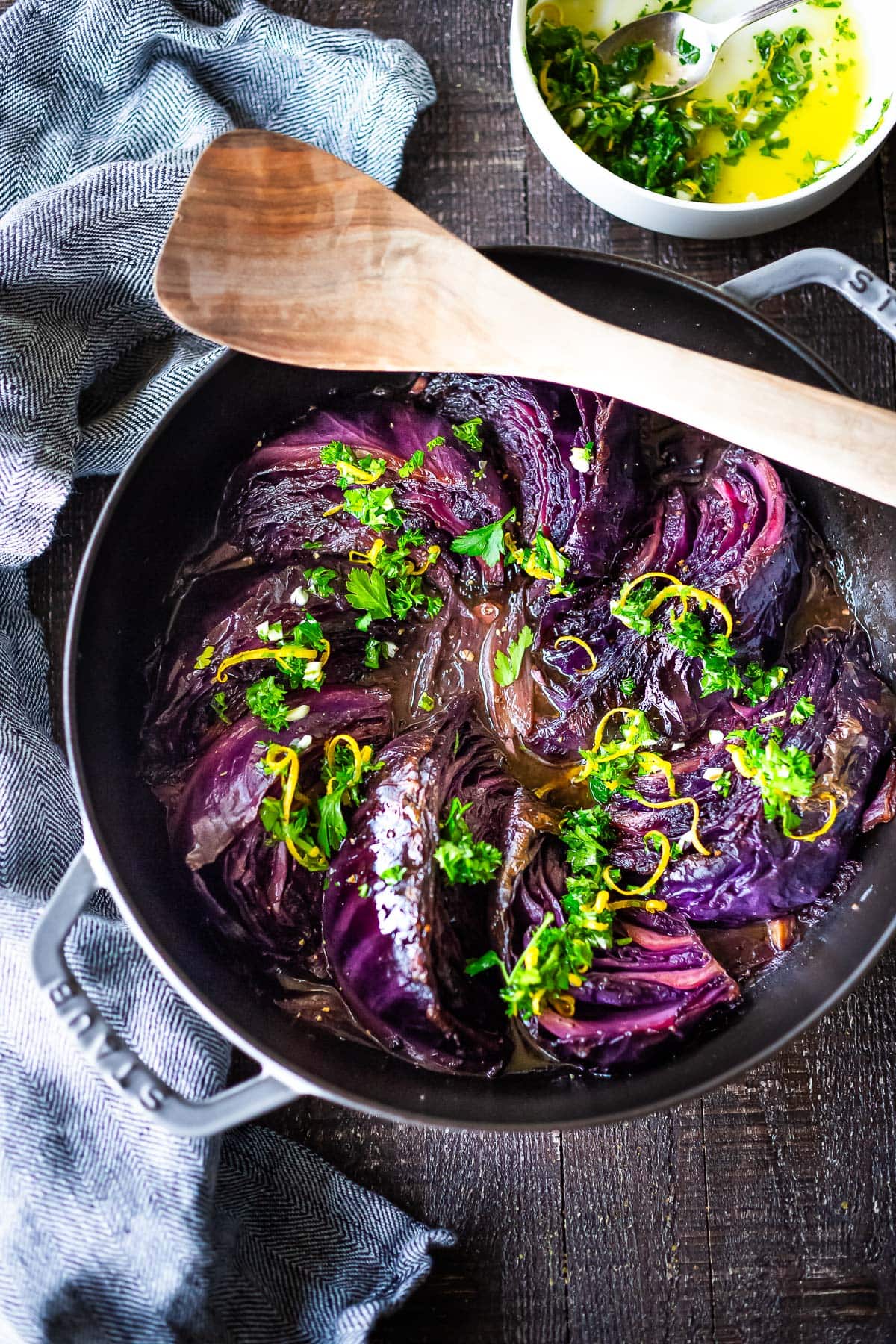 Meltingly Tender Braised Cabbage Recipe | Feasting At Home