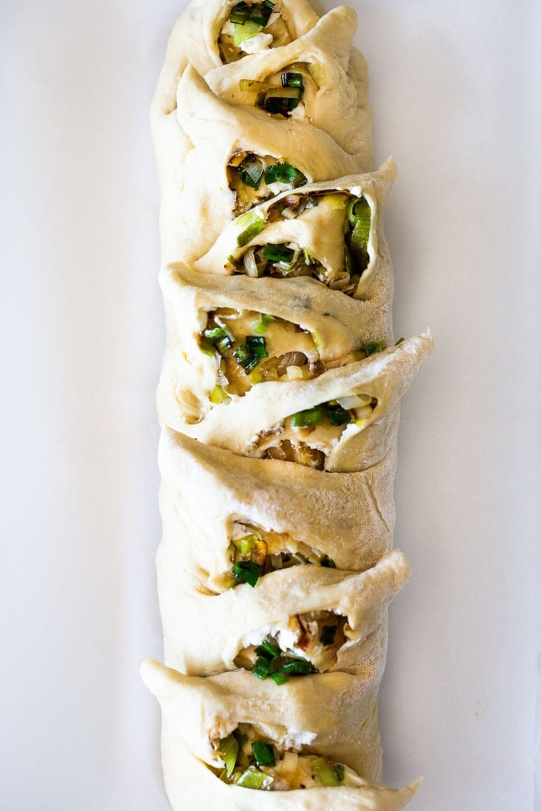 Savory Leek Bread | Feasting At Home