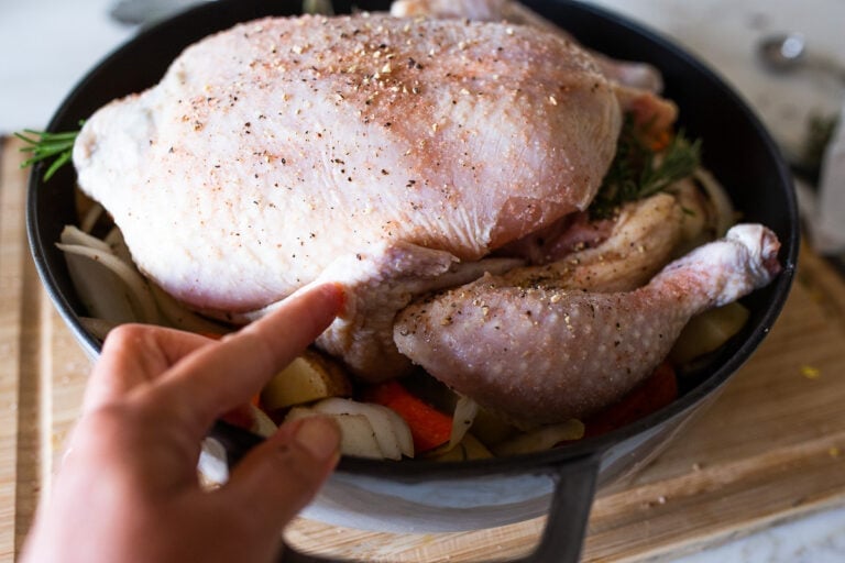How to Roast a Whole Chicken | Feasting At Home