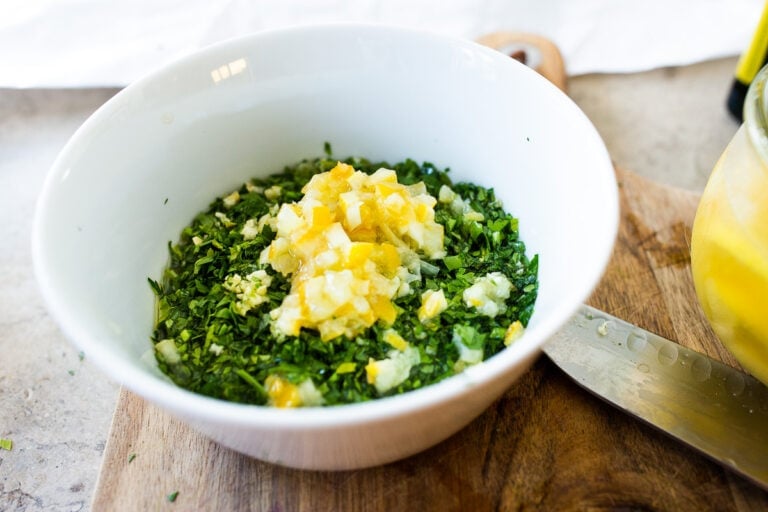 Preserved Lemon Gremolata | Feasting At Home