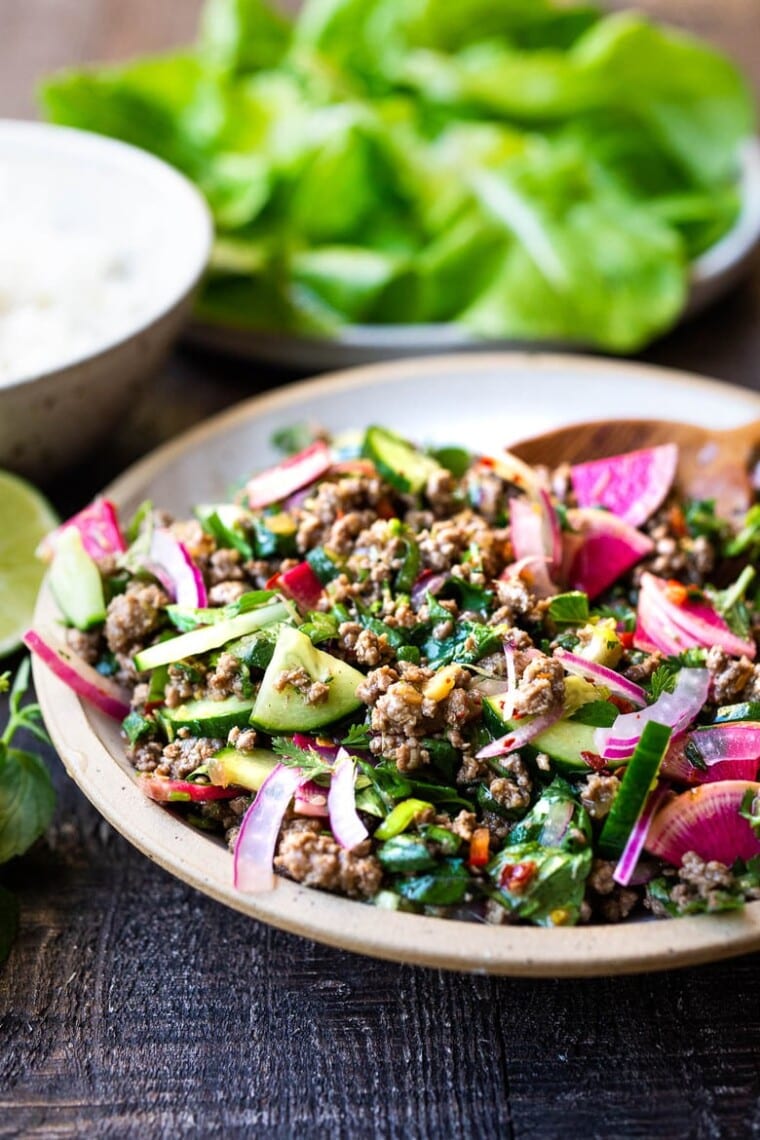 Thai Larb Salad | Feasting At Home