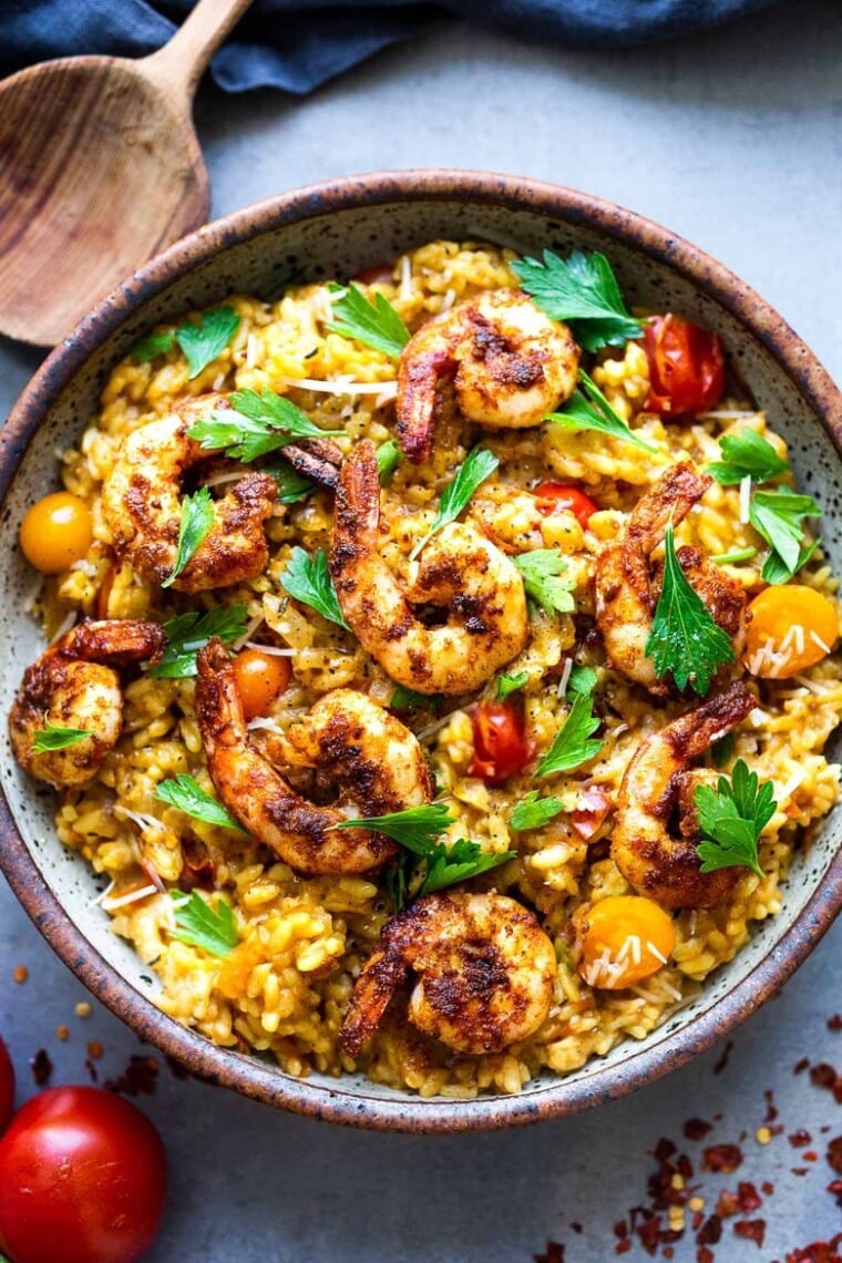 Tomato Risotto with Saffron | Feasting At Home