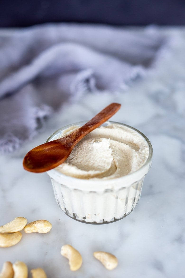 Creamy Vegan Cashew Cheese Recipe | Feasting At Home