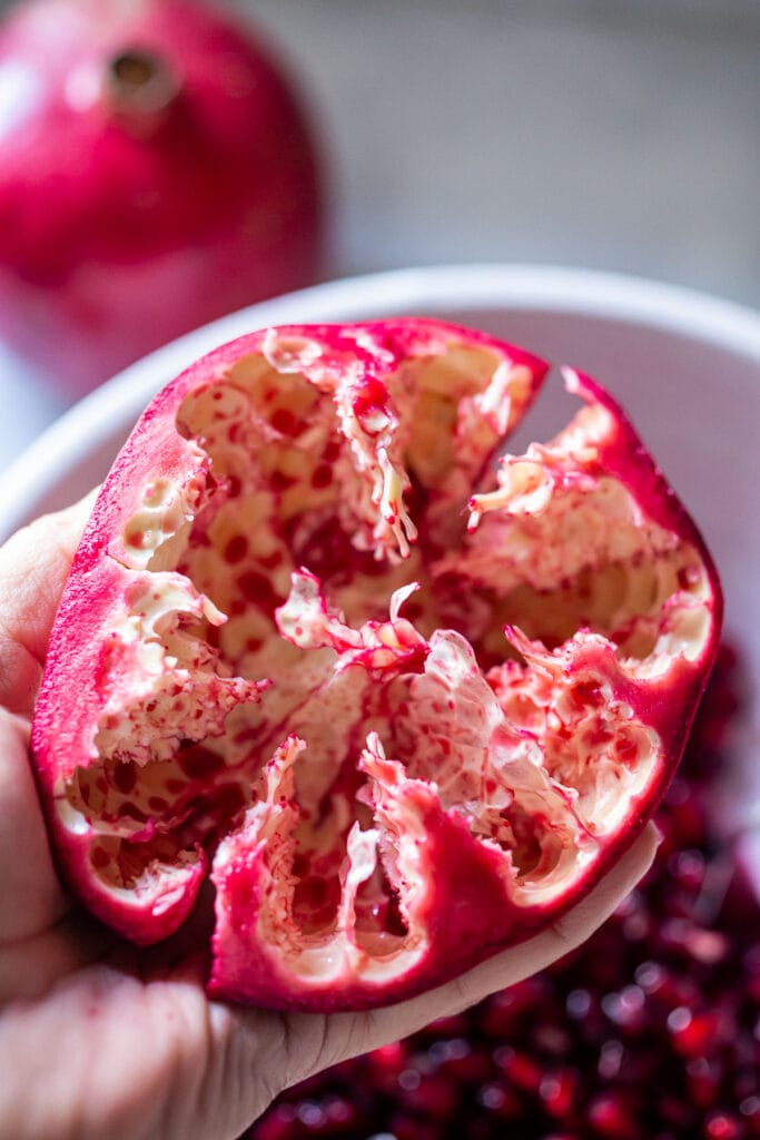 How to Cut a Pomegranate | Feasting At Home