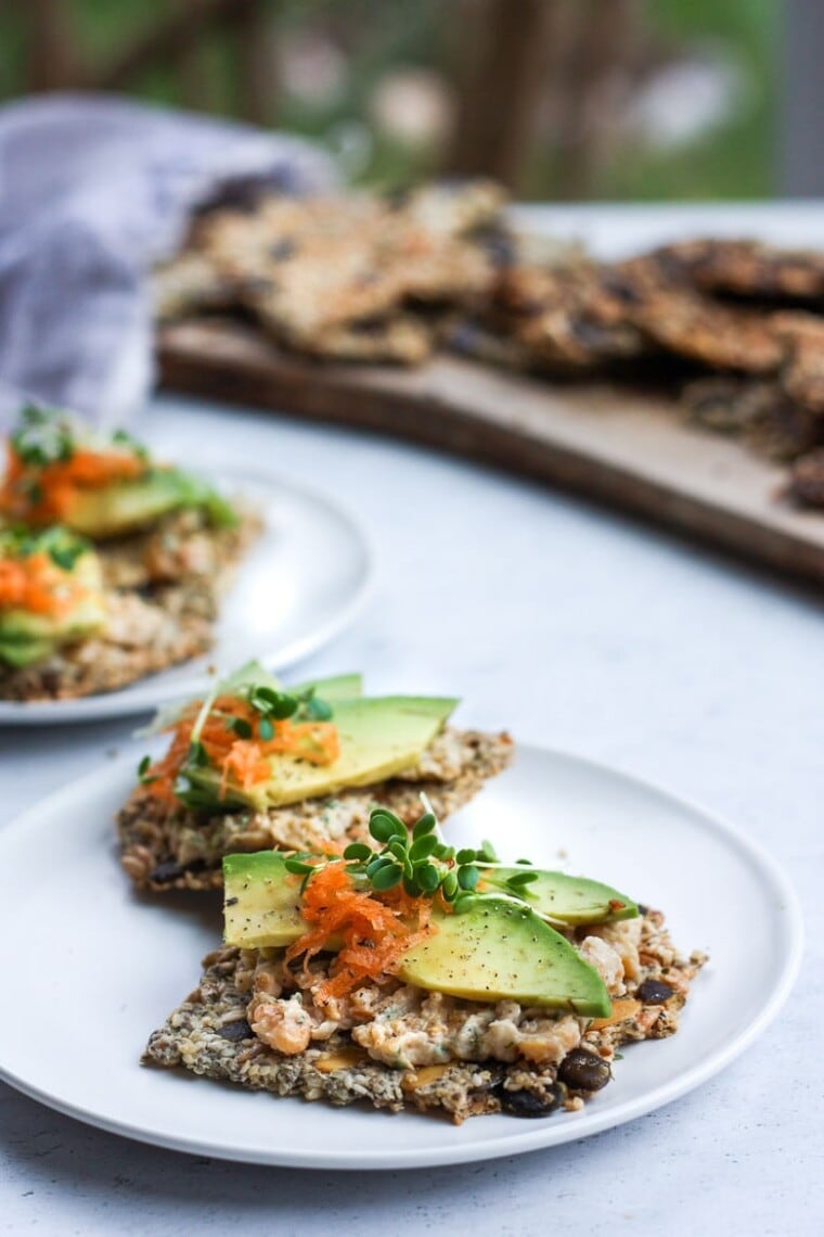 Rustic Seed Cracker Recipe | Feasting At Home