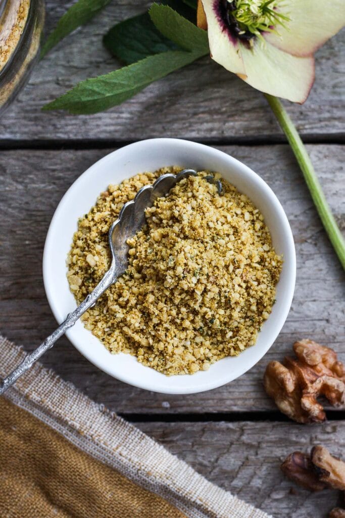 Vegan Cheesy Sprinkle Recipe | Feasting At Home