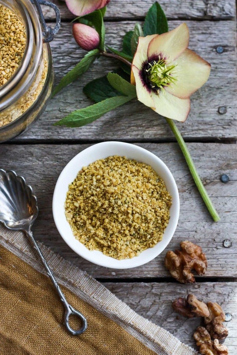 Vegan Cheesy Sprinkle Recipe | Feasting At Home