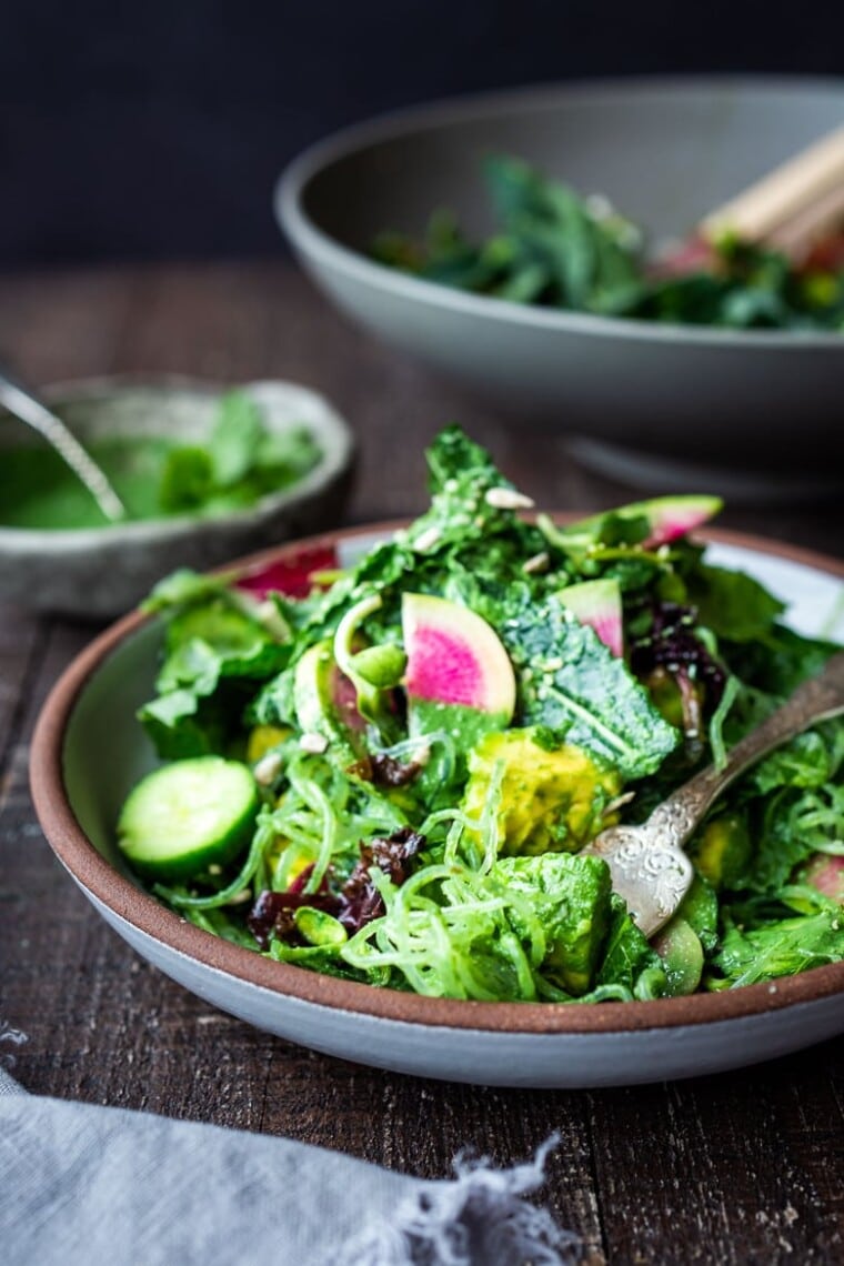 Spirulina Sea Salad | Feasting At Home