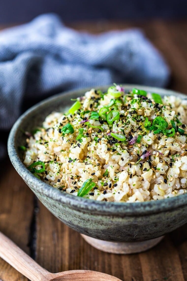 Seasoned Japanese Rice with Furikake | Feasting At Home