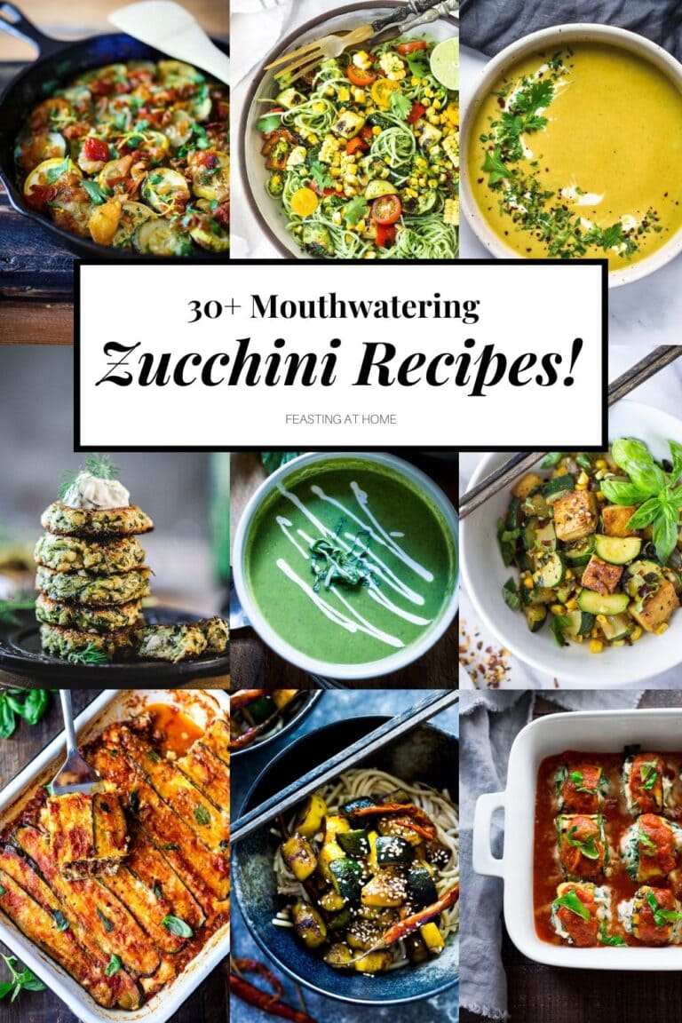 30+ Mouthwatering Zucchini Recipes! | Feasting At Home