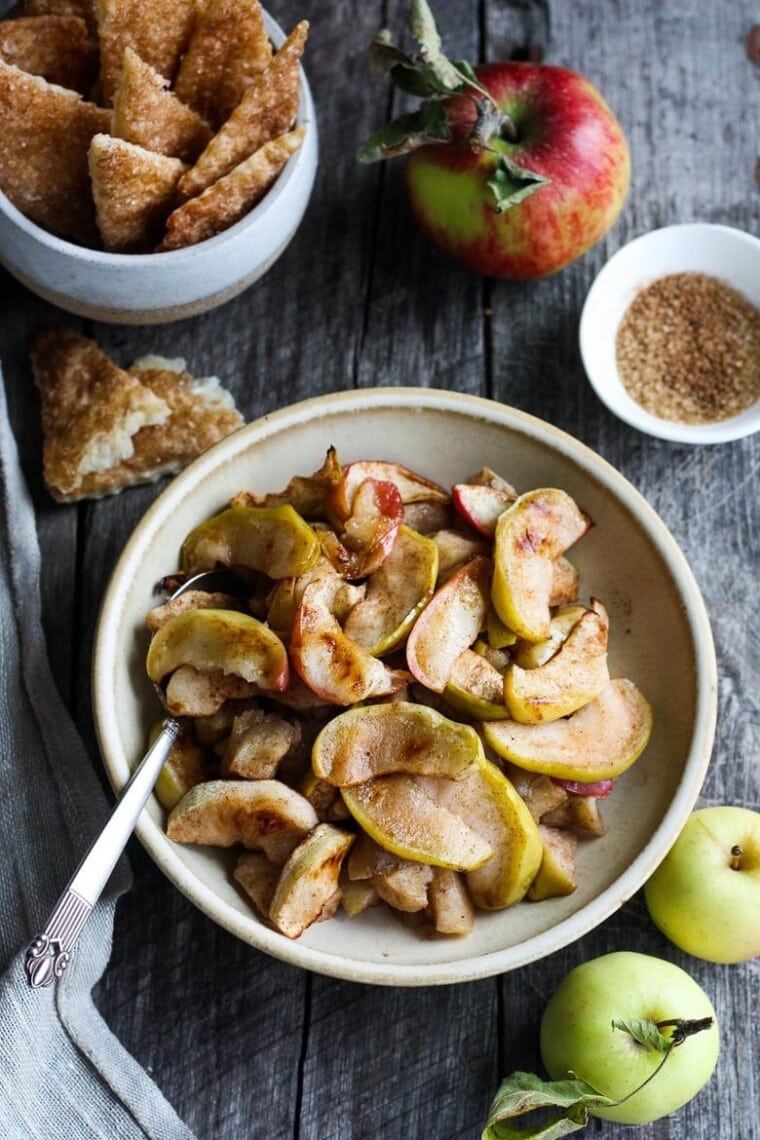 Easy Deconstructed Apple Pie | Feasting At Home
