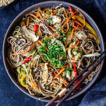 Easy Soba Noodles Recipe | Feasting At Home