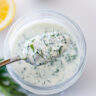 Homemade Dilly Ranch Dressing | Feasting At Home