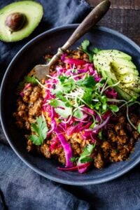 Mole Black Beans | Feasting At Home