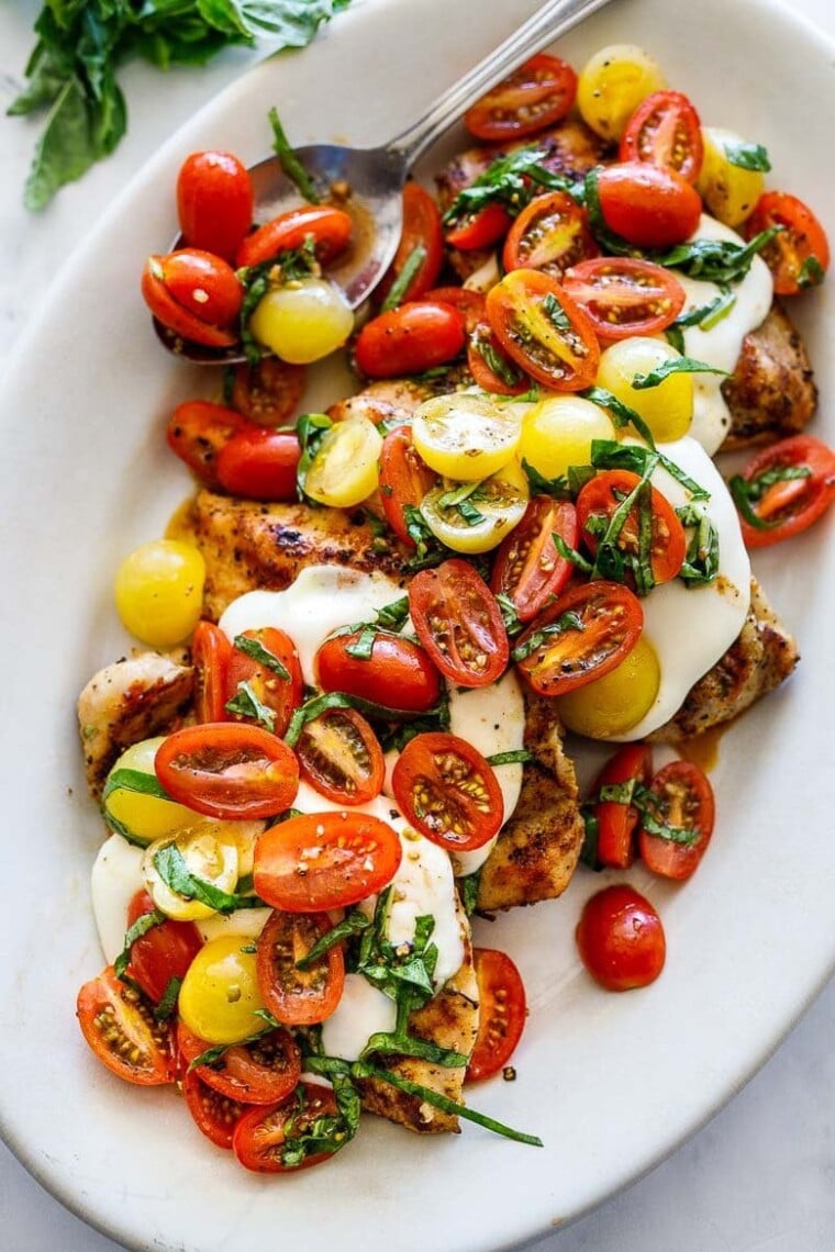 Grilled Chicken Caprese | Feasting At Home