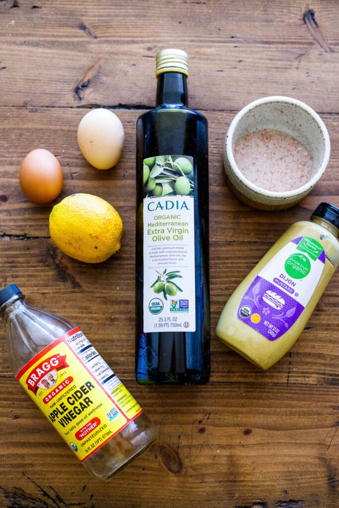 Easy Homemade Mayonnaise Recipe (with olive oil) - Feasting At Home