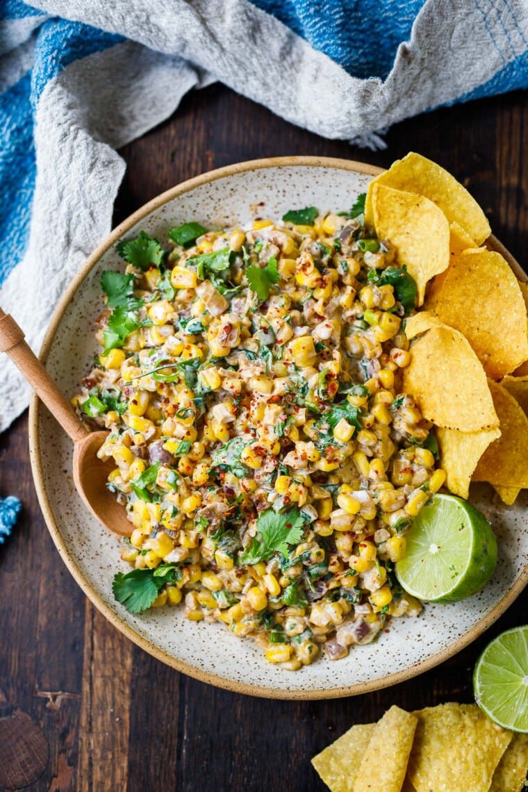 Mexican Corn (Esquites) | Feasting At Home