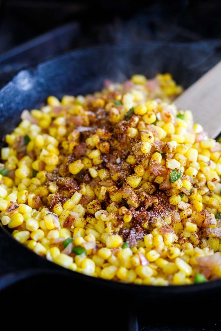 Mexican Corn (Esquites) | Feasting At Home