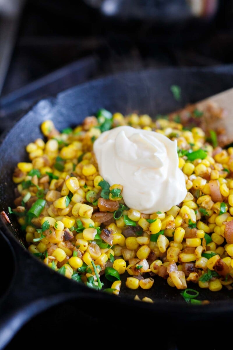 Mexican Corn (Esquites) | Feasting At Home