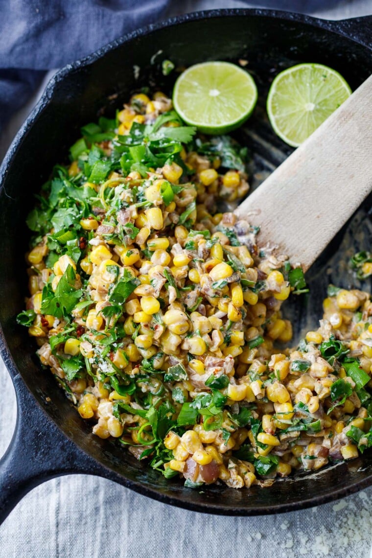 Mexican Corn (Esquites) | Feasting At Home