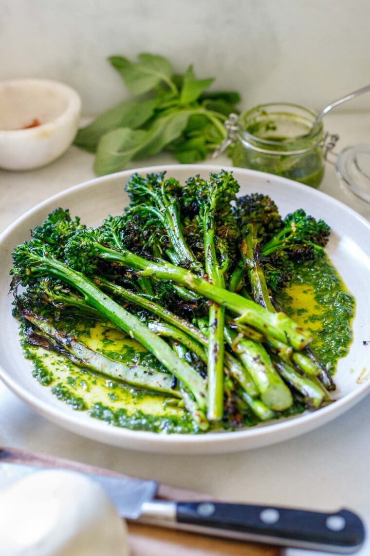 Grilled Broccolini | Feasting At Home