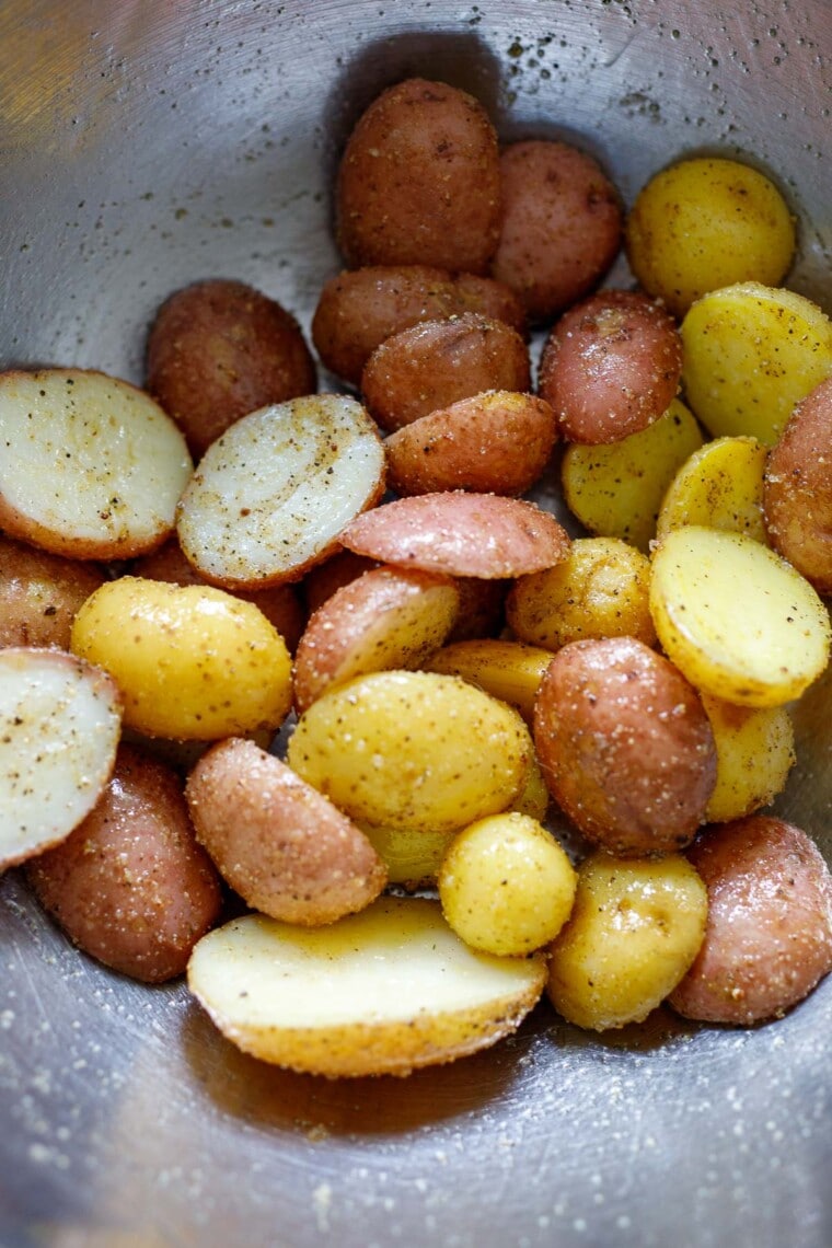 Grilled Potatoes | Feasting At Home