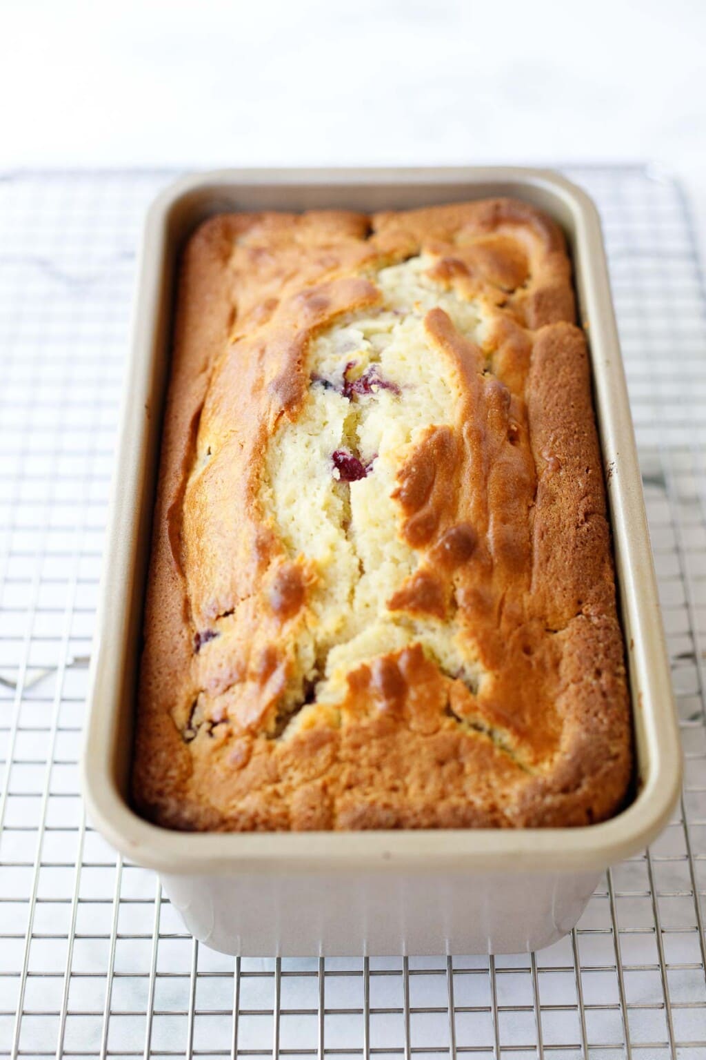 Huckleberry Cake with Lemon Glaze | Feasting At Home