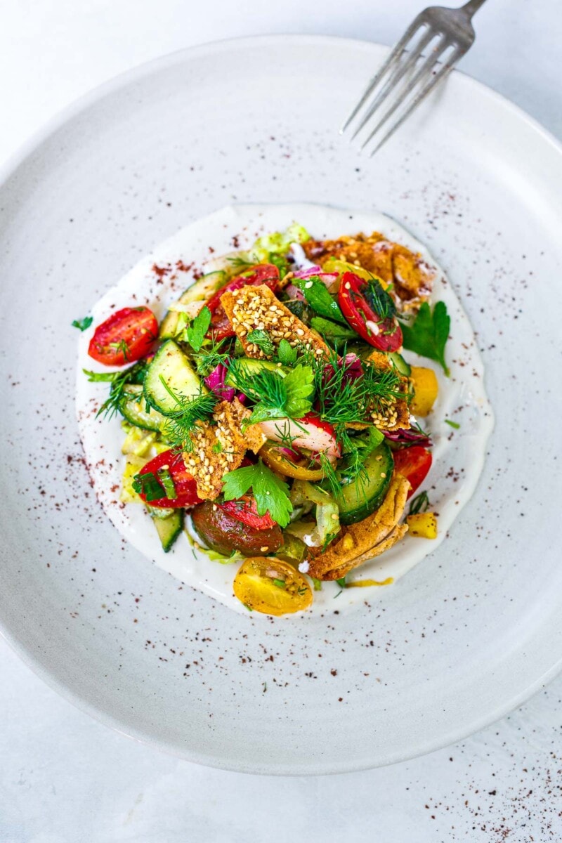 Fattoush Salad Recipe | Feasting At Home