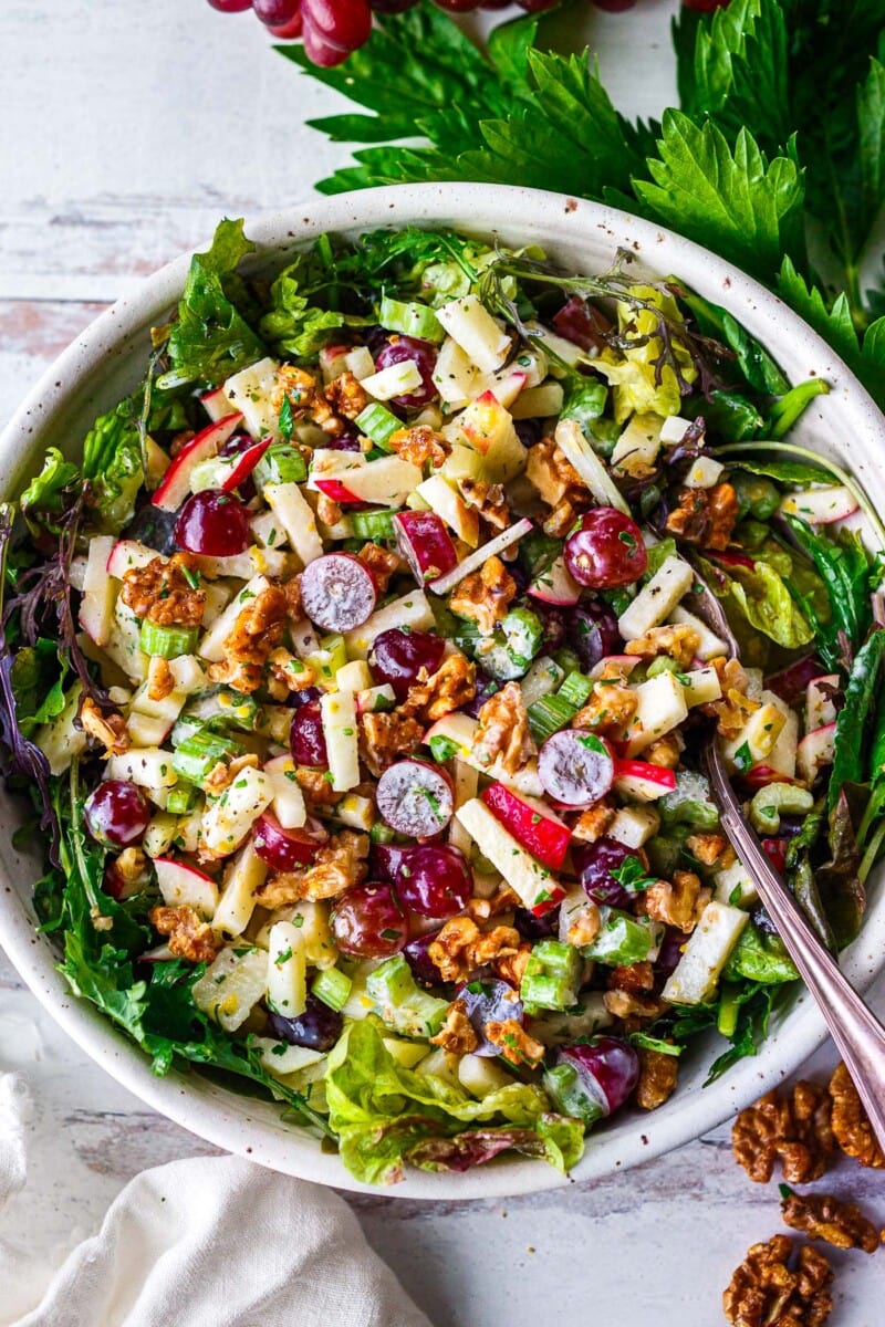 Fig Salad with Arugula & Pecans | Feasting At Home