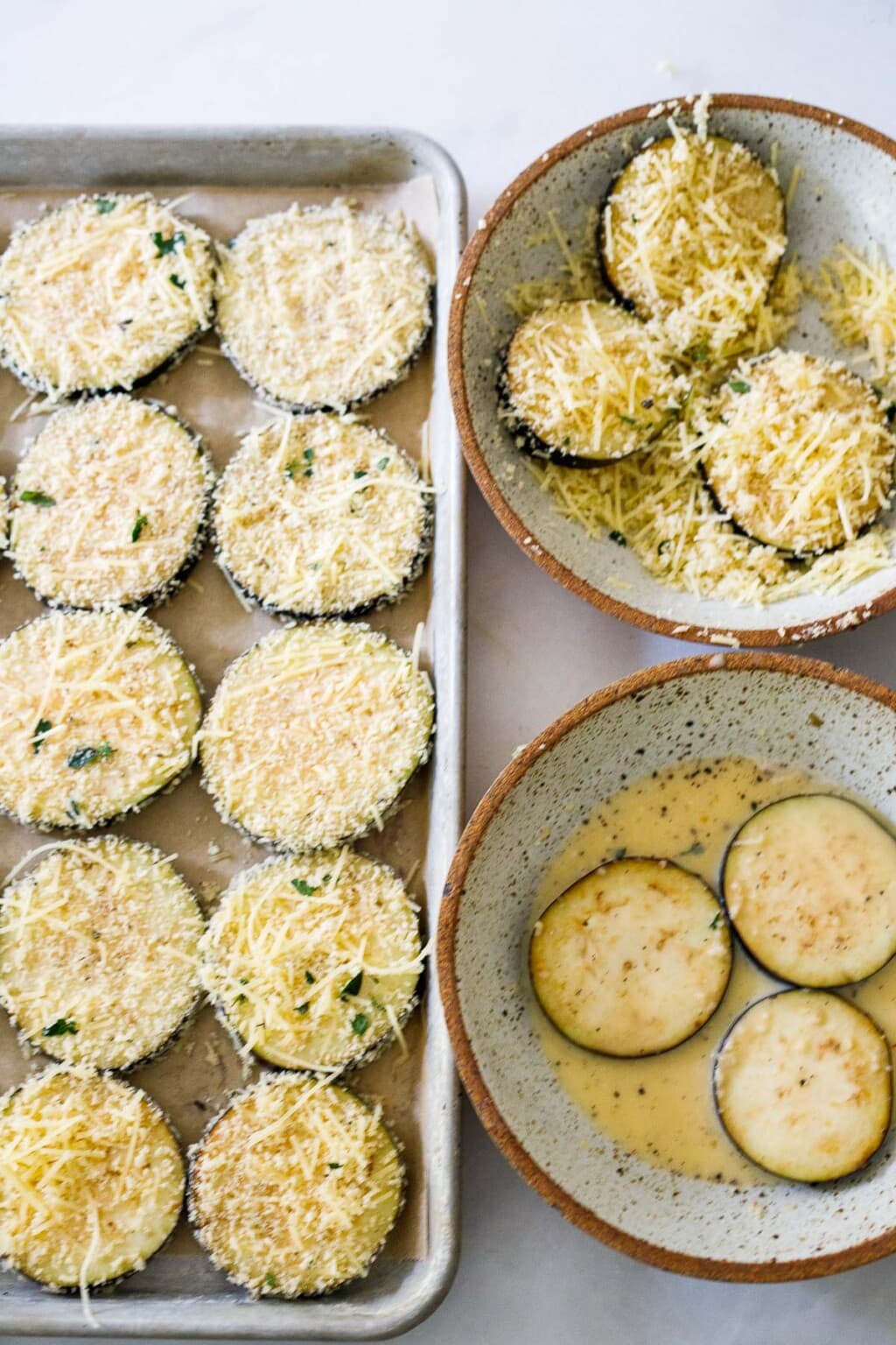 Crispy Baked Eggplant Parmesan Recipe