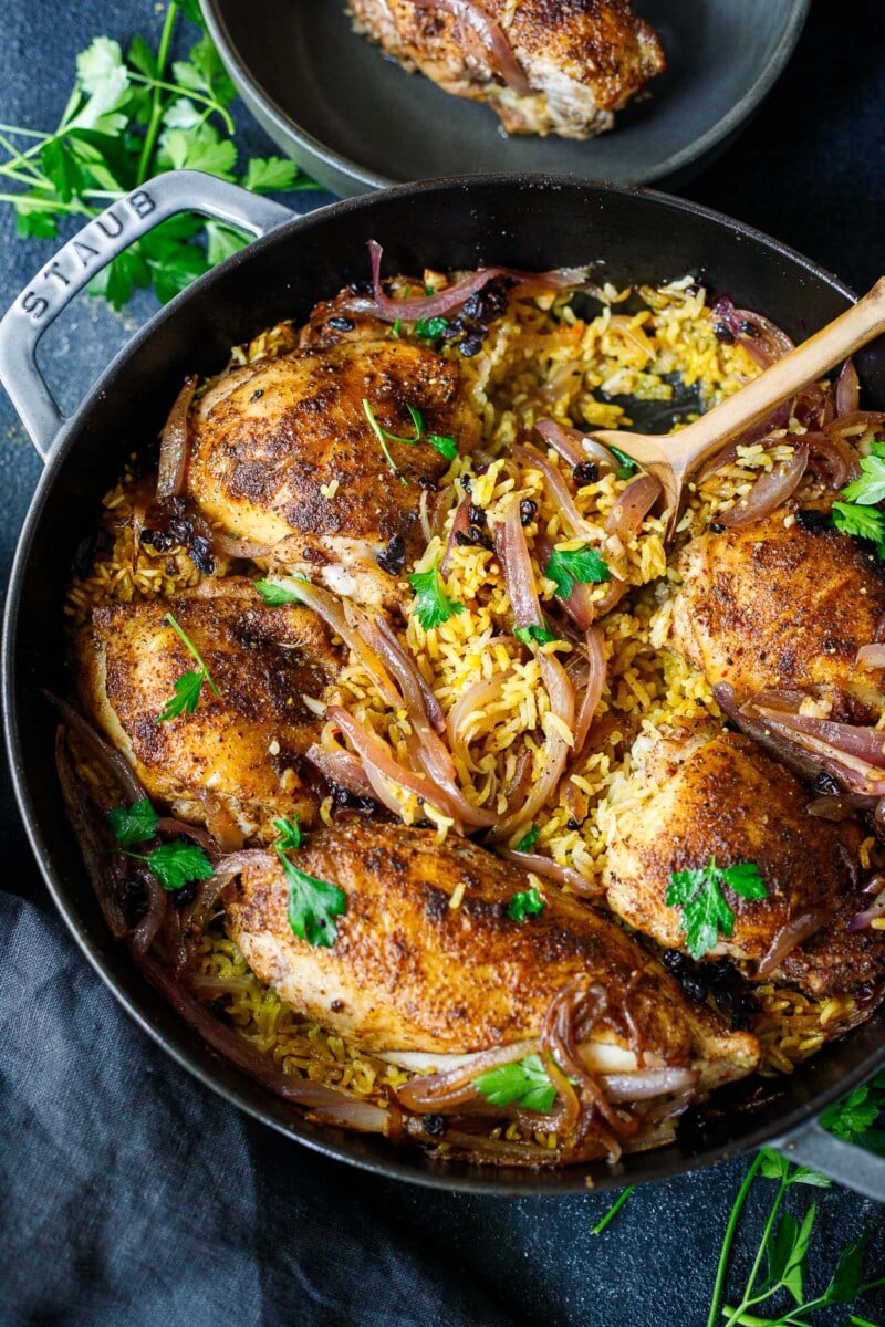 One-Pan Persian Chicken & Rice | Feasting at Home