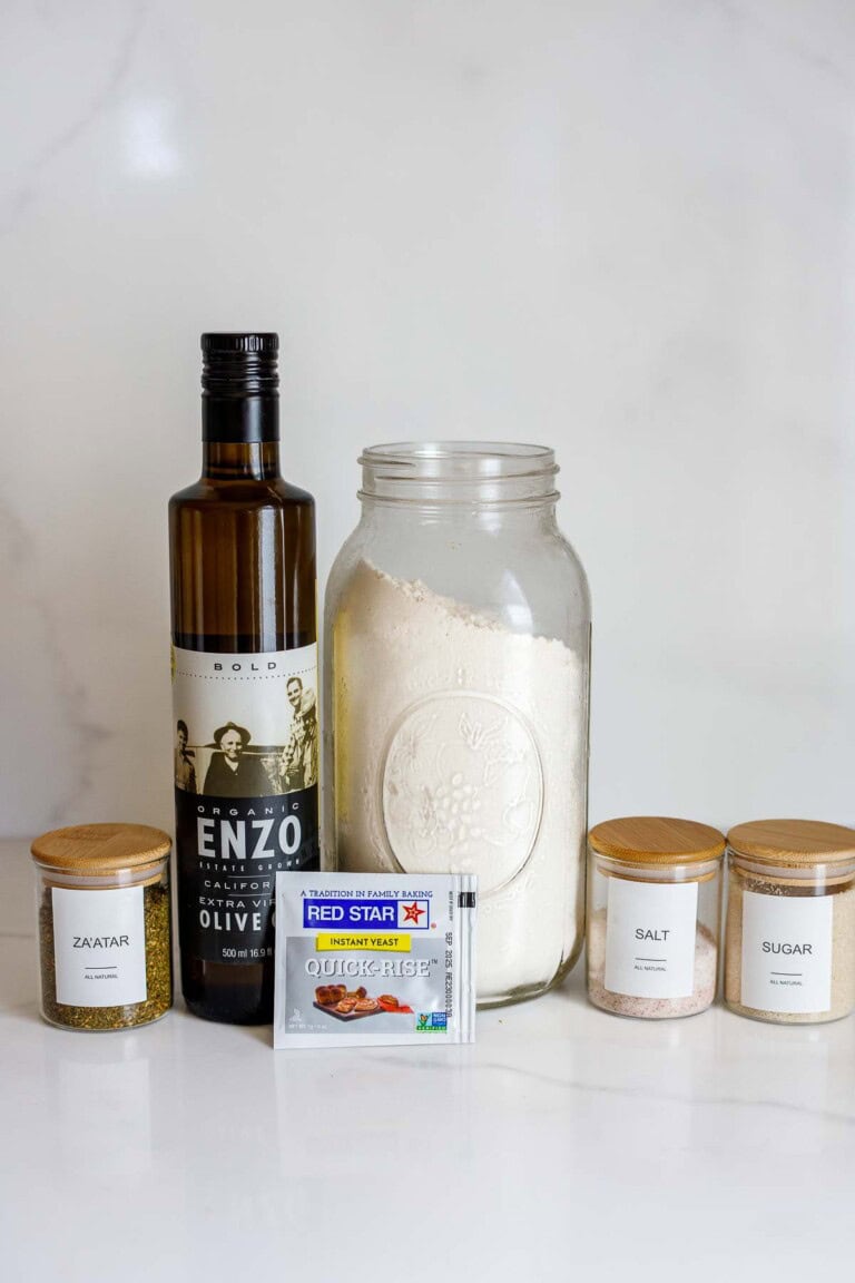 Man'oushe (Lebanese Flat Bread) | Feasting At Home