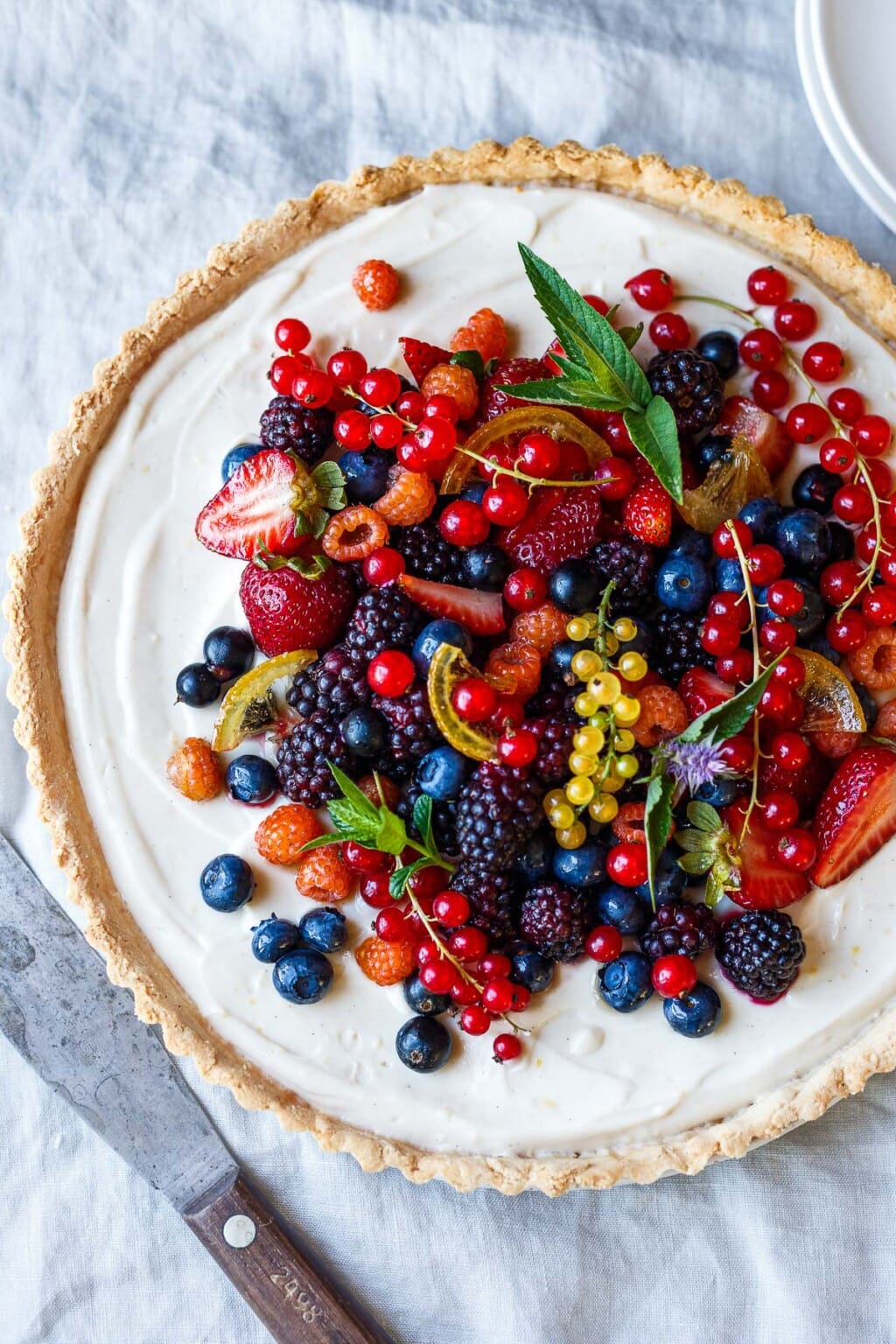 Vegan Berry Tart | Feasting At Home