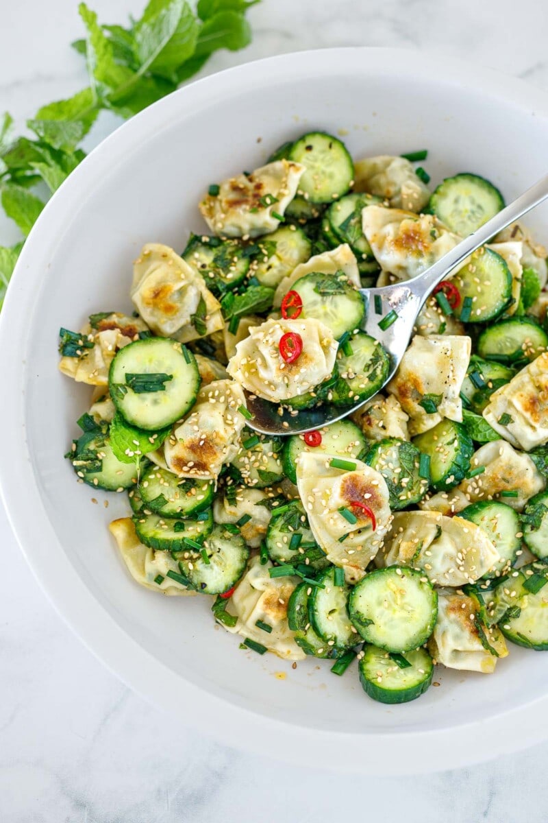 Wonton Salad | Feasting At Home