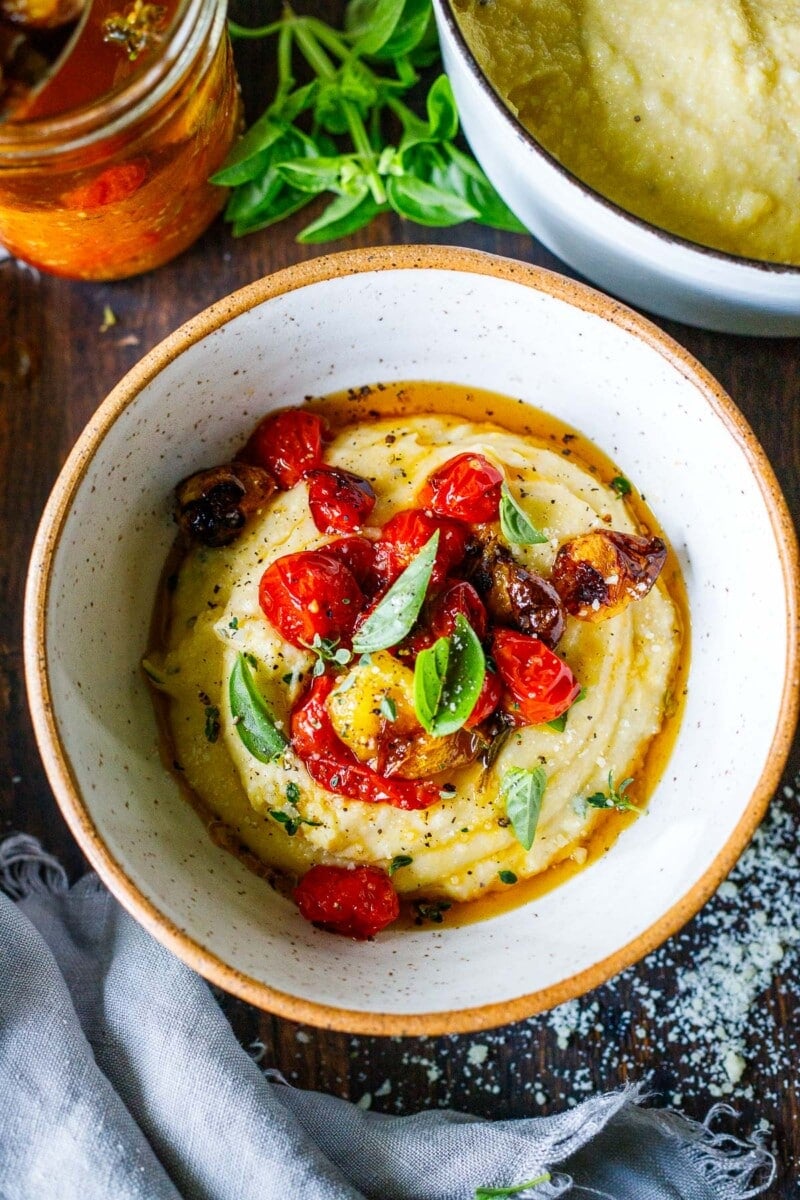 Creamy Polenta Recipe | Feasting At Home